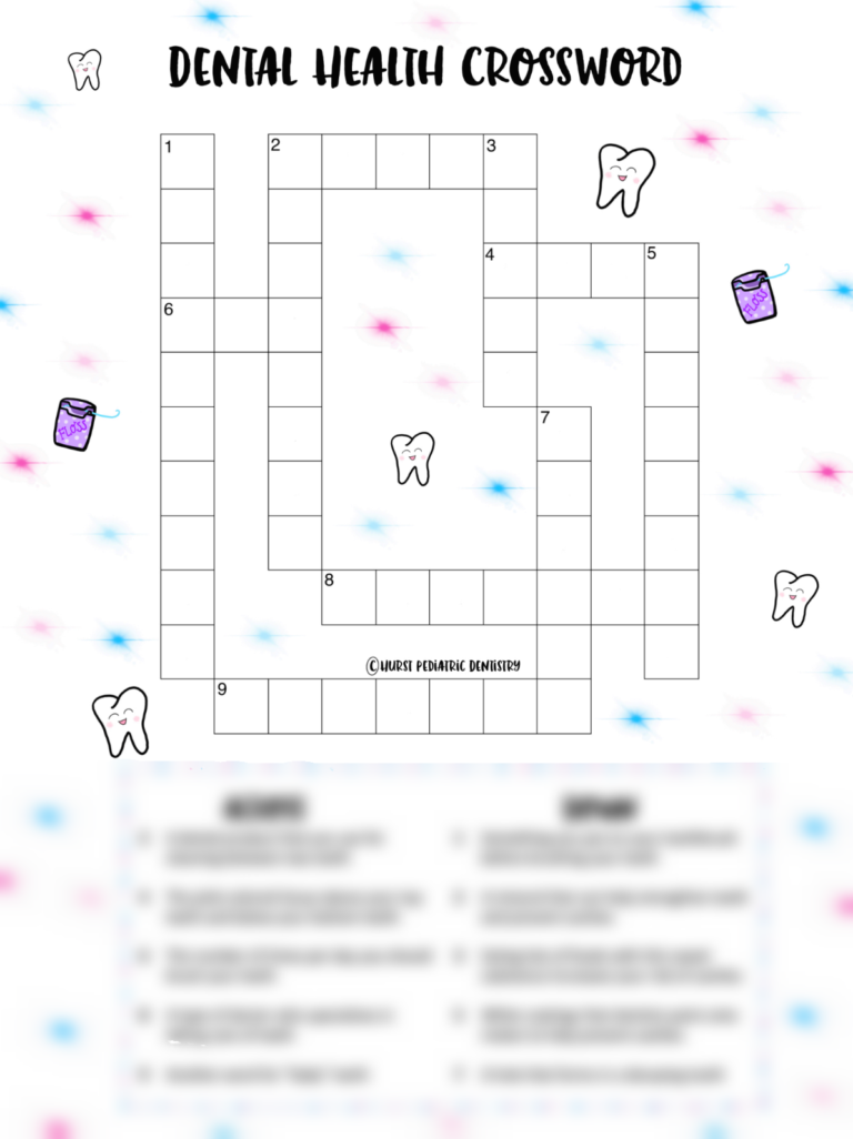 Dental Health Week Worksheets For Kids