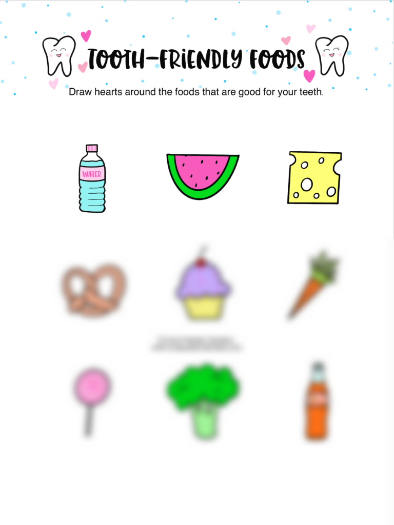 Dental Health Week Worksheets For Kids