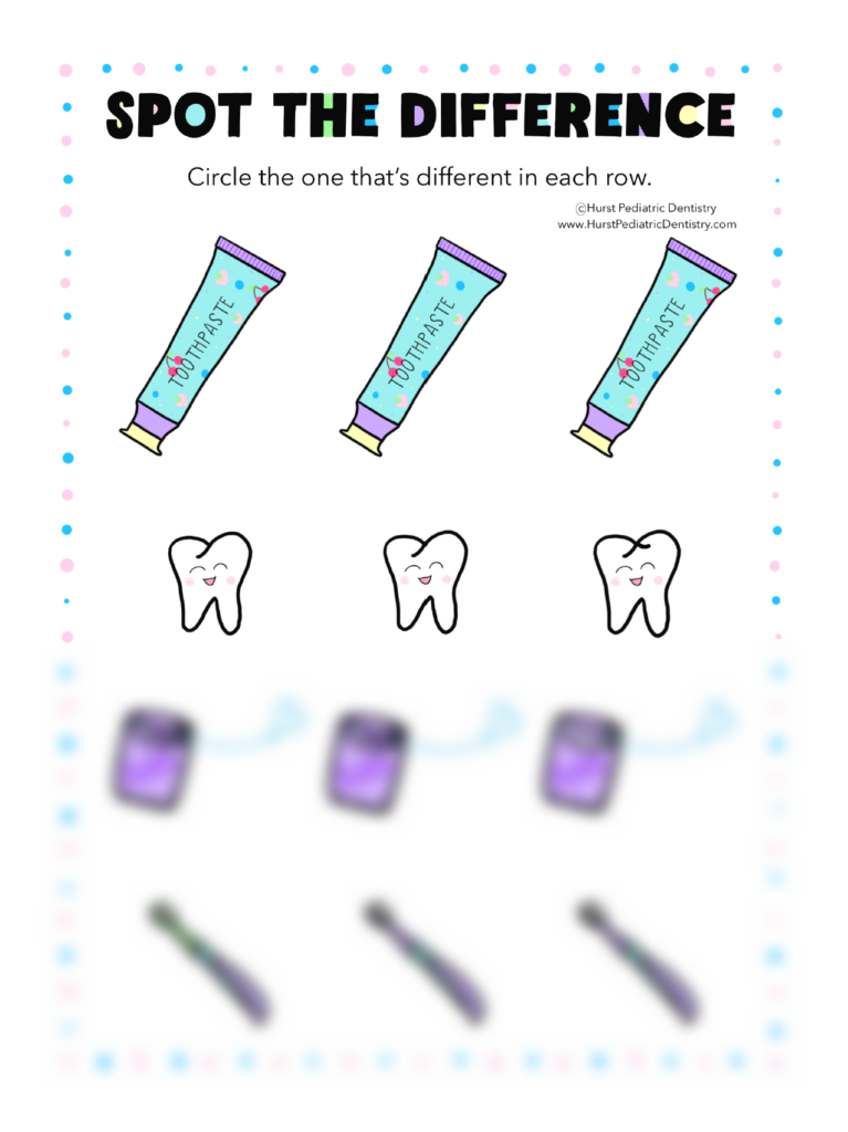 Dental Health Week Worksheets For Kids